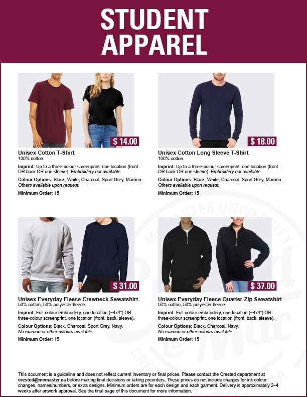 Crested | McMaster Campus Store